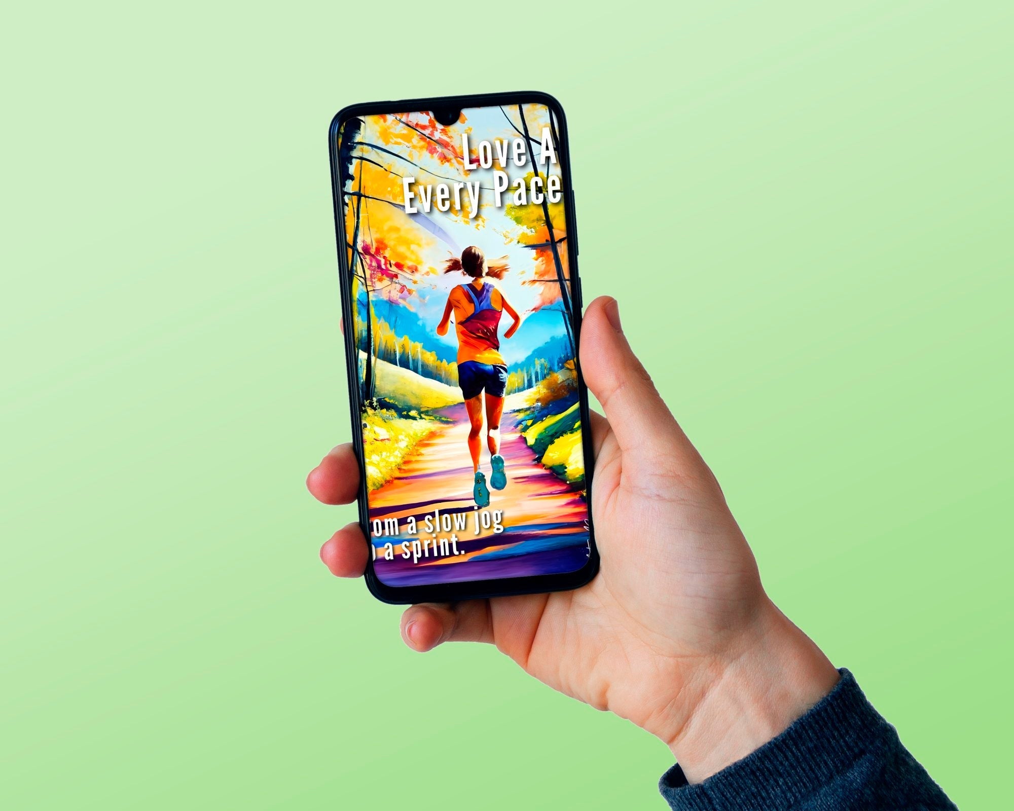 Valentine's Day Card for Runners – Artzie Designs