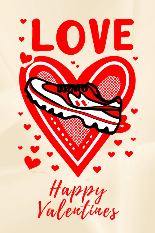 Running Valentine's Day Card – Artzie Designs