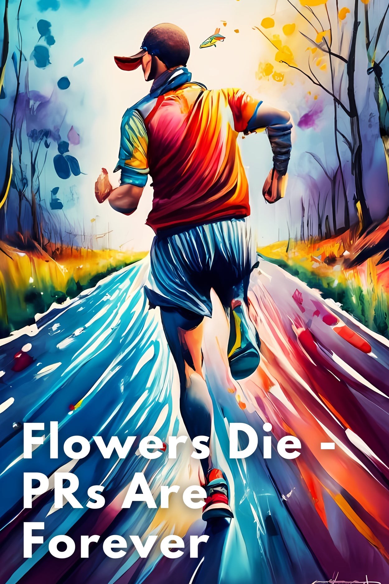 Valentine's Day Card for Runners – Artzie Designs